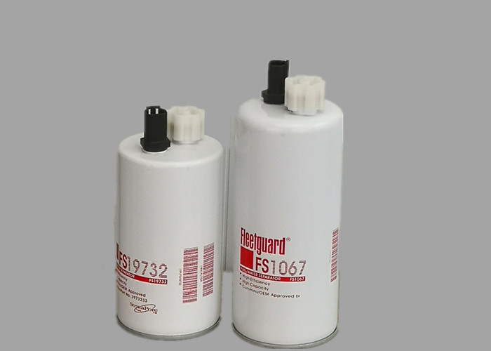 White Excavator Filter FS19732 Height 202mm FS1067 Outer Diameter 93 Mm